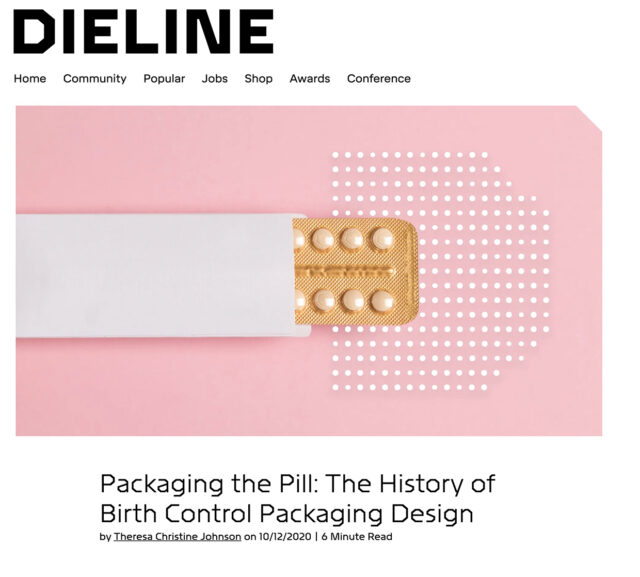Dieline – Packaging the Pill: The History of Birth Control Packaging ...